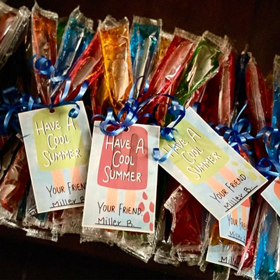 Have a Cool Summer Freeze Pop Freezer Ice Pops Printable Tags for End ...