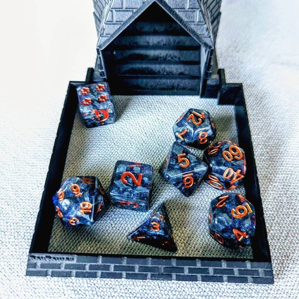 Shadowy Forest Dnd Dice Set, Polyhedral Dice, D&D Dice, Dungeons and ...