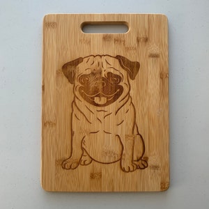Pug Cutting Board - Etsy