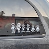 TOTOMO 10pc Family Sticker Decal for Car Window & Bumper, Pet Dog Cat ...