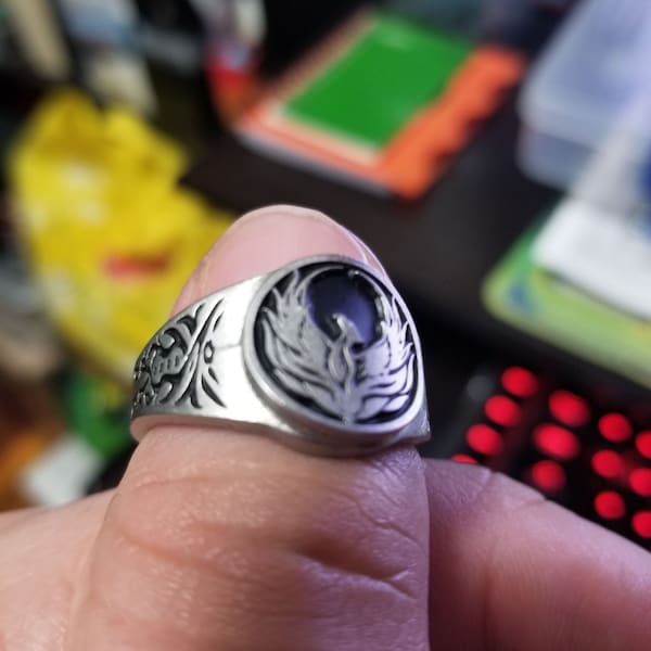 Phoenix Ring - Spirit Animal Fire Passion Bird Rebirth Classical ...