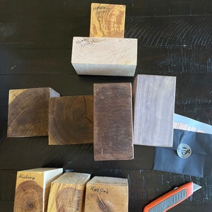 4 4 6 pack of 2 Rare Iowa Honey Locust Turning Squares,planed,wax ...