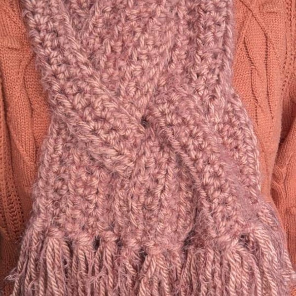Soft Hug Interlace Scarf - Crochet Pattern Only - Etsy