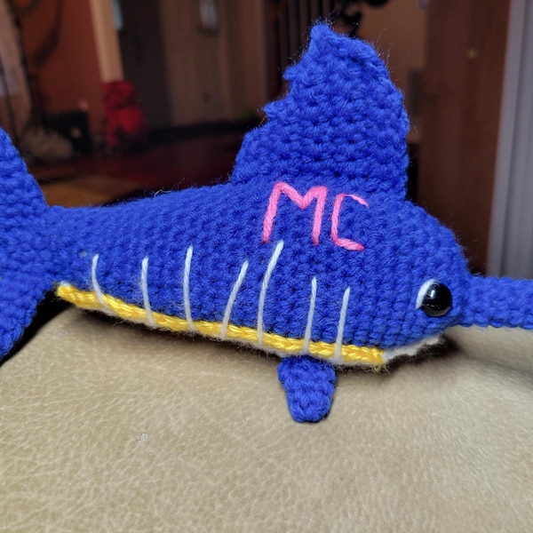 PATTERN: Monty the Marlin Pattern - Amigurumi Marlin Pattern ...