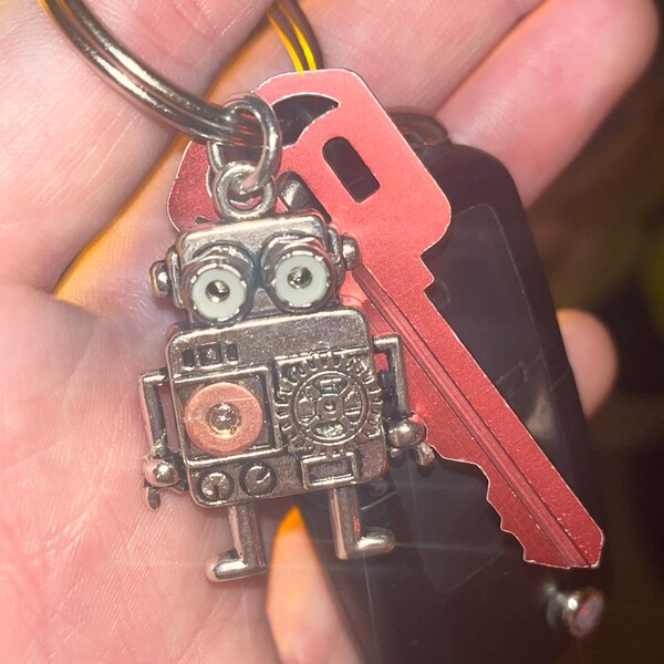 Unisex Robot Keychain Gifts / Steampunk Cyberpunk Techie Nerd ...