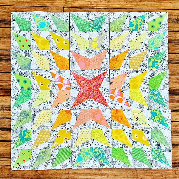 Cartwheels Modern PDF Quilt Pattern - Etsy