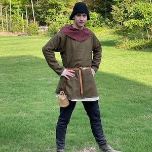 Wool Felt Hat Gothic Bell Renaissance Hood Bucket SCA 15th C. - Etsy