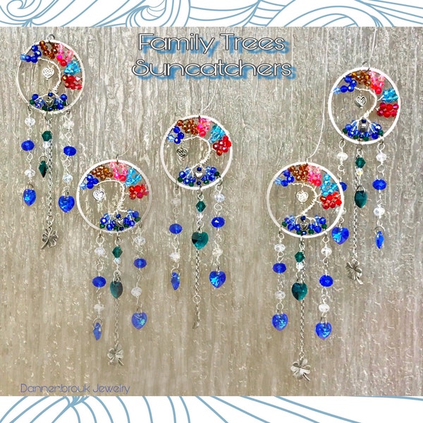 Suncatcher Tree of Life, Remembrance Family Tree, Custom Made With ...