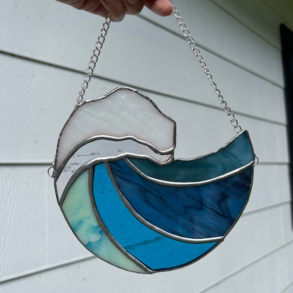 PATTERNS • Ocean Wave Stained Glass Patterns • Digital Download: Hobby ...