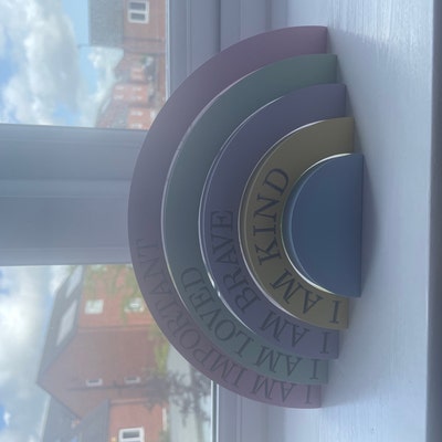 Giraffe Stacking Rainbow Shelfie, Kids Room Decor, Jungle Nursery - Etsy