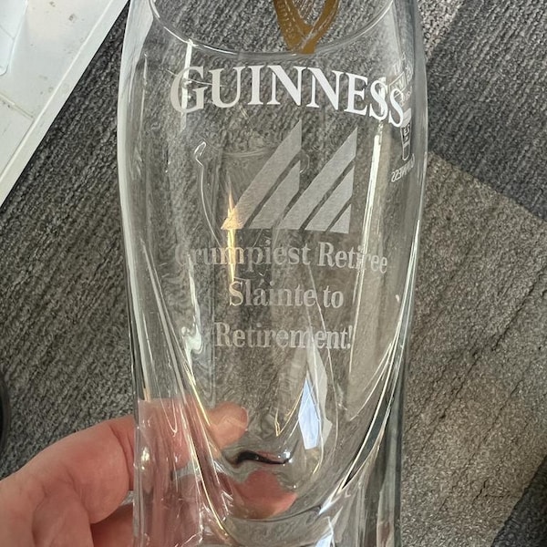 Personalised Engraved Birthday Birra Moretti Glass | 18th, 21st, 30th ...