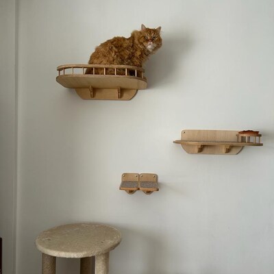 Cat Shelf, Cat Tower, Cat Bed, Cat Tree Tower, Cat Shelves for Wall ...