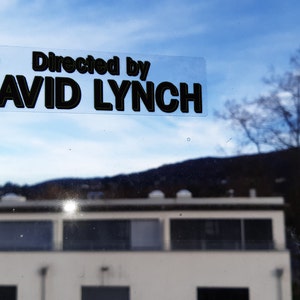 DIRECTED by DAVID LYNCH Stickers 5-pack Twin Peaks Postcard free ...