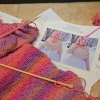 KNITTING PATTERN ** Snowfall Sweater Scarf, Scarf With Sleeves, Sneed ...