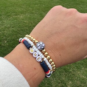 Personalized Sports Bracelets - Etsy