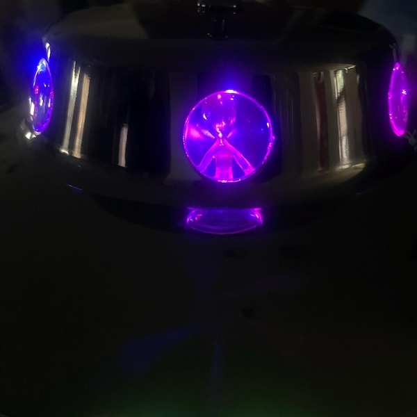 The Original Alien Abduction Lamp - UFO Cow Flying Saucer LED Night ...