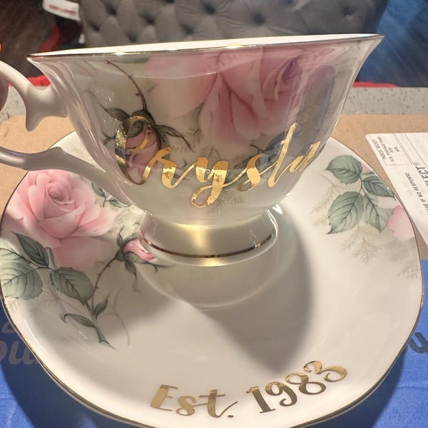 Tea Cup | Personalized Tea Cups | Custom Tea Cup | Tea Lover Gift ...