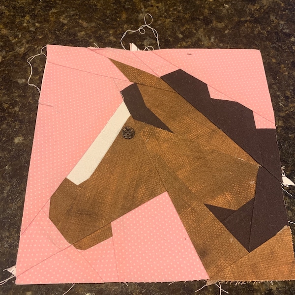 Horse Quilt Pattern: Paper Pieced Design (PDF Pattern) - Etsy