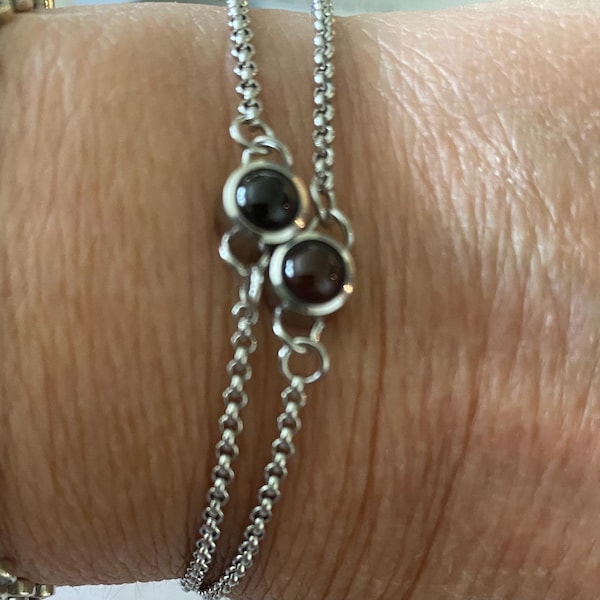 Custom Projection Photo Bracelet, Picture Bracelet, Silver Bracelet for ...