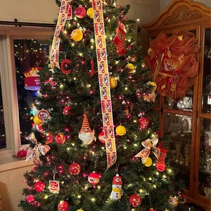 Offray MLB Atlanta Braves Fabric Ribbon 2-1/2-inch by 9-feet - Etsy