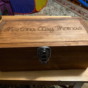 World Map Box Adventure Gift Box Photo Storage Case Rustic | Etsy