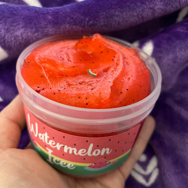 Watermelon Icee Slime: Scented Sensory Dough, Kids ASMR Gift - Etsy
