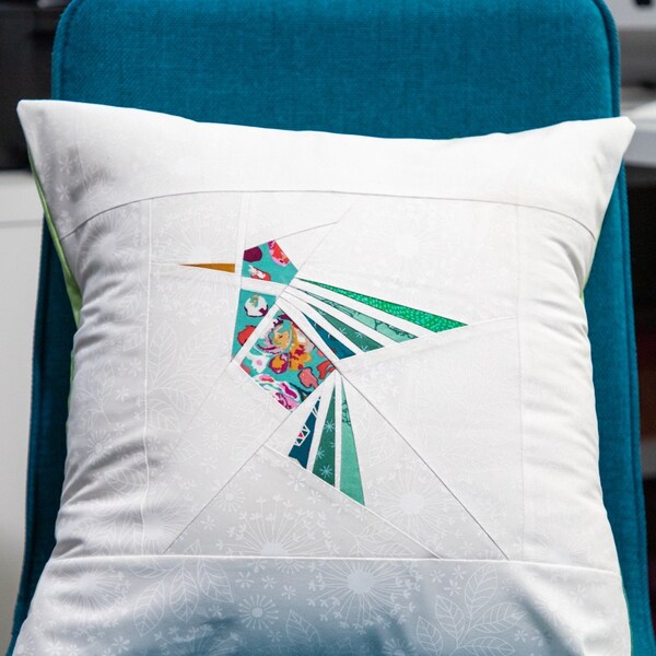 Hummingbird Paper Pieced PDF Quilt Block Pattern - Etsy