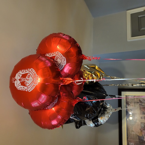 Five (5) Delta Sigma Theta, 18-inch Round Mylar/foil Party Balloons - Etsy