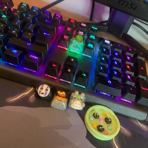 Calcifer Keycap, Studio Ghibli Keycap, Artisan Keycap, Howl's Moving ...