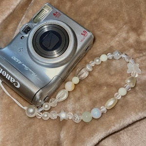 Cube Crystal Phone Charm With Pearl Heart Y2K Style Pink - Etsy