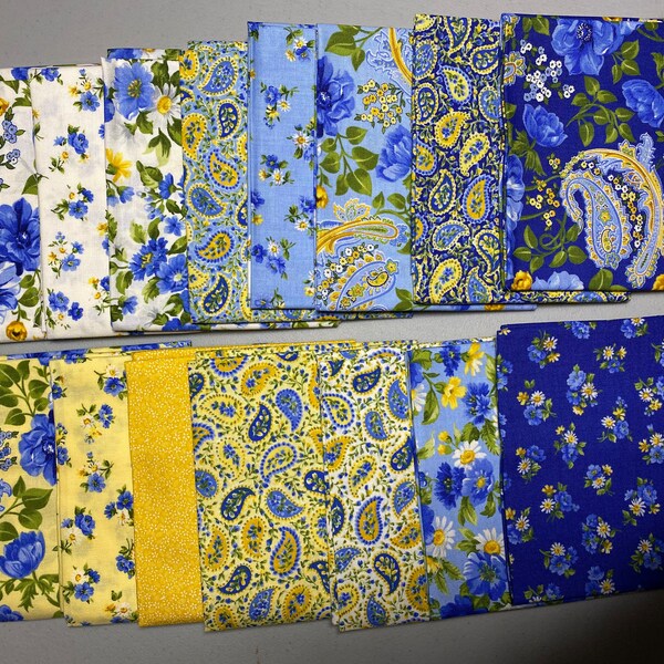 Bon Voyage Fat Quarter Bundle by Janet Clare for Moda Fabrics, 100% Cotton, Store Cut and ...