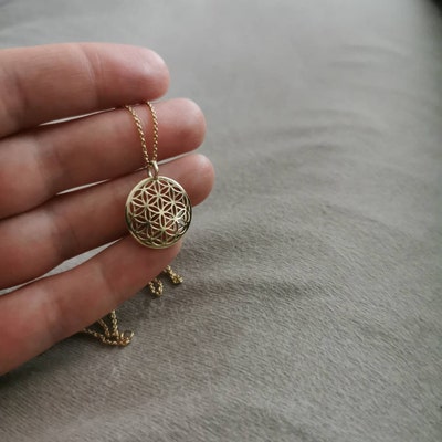18k Solid Gold Nikola Tesla Pendant, Fibonacci Necklace, 369 Nikola ...