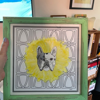 Square Picture Frame Custom Painted and Made to Order Shabby Detailed ...