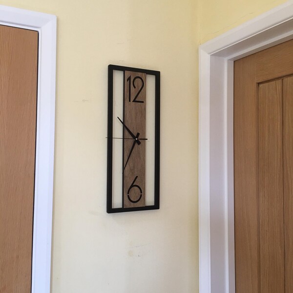 Triangle Wall Clock,minimalist Simple Wall Clock,wall Decor for Living ...