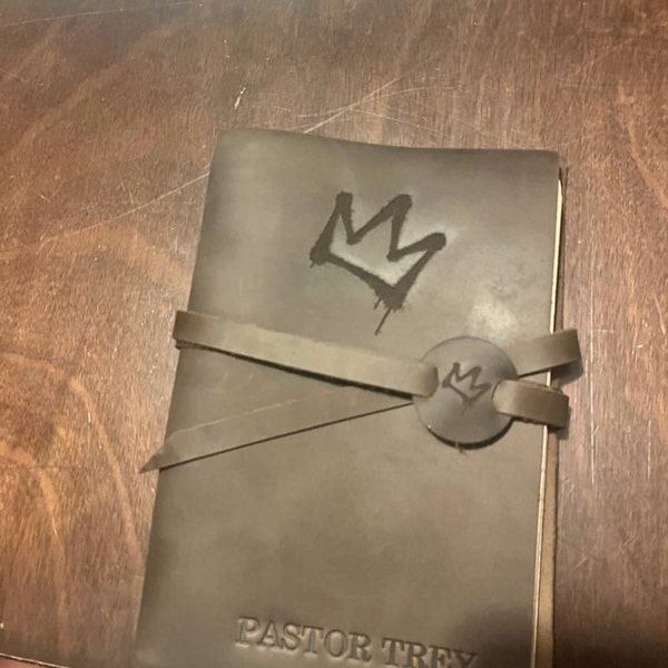 Custom Leather Religious Journal, Personalized Leather Priest Journal ...