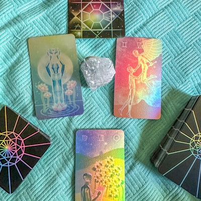 Single Cards From the Prism Tarot Brilliant Cut - Etsy