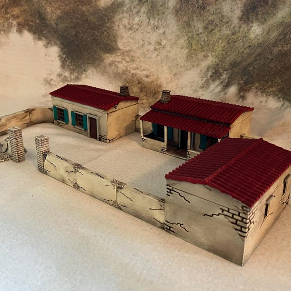 Rubble Building A | WW2 Wargaming Terrain. 3D Printed for Bolt Action ...