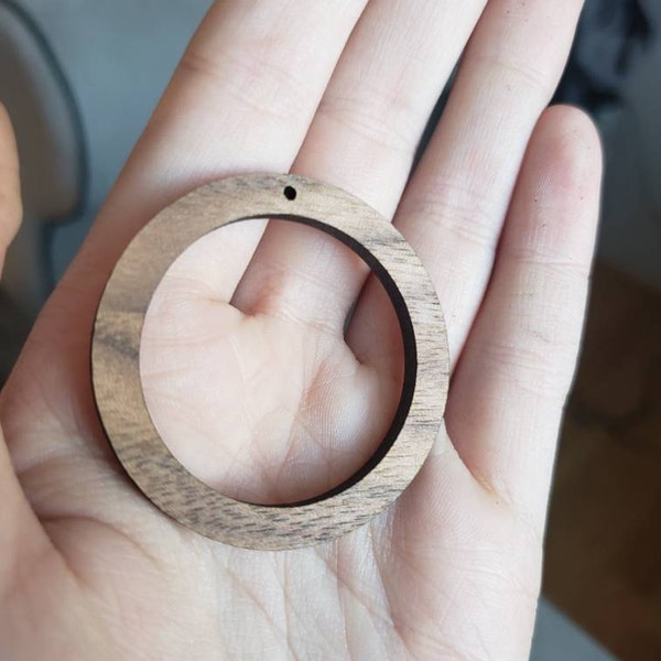 Large Circle Hoops for Macrame Earrings or Pendant - Blanks / Supplies ...