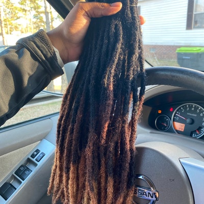 Three Tone Dreadlock Extensions Made With Unprocessed Human Hair in ...