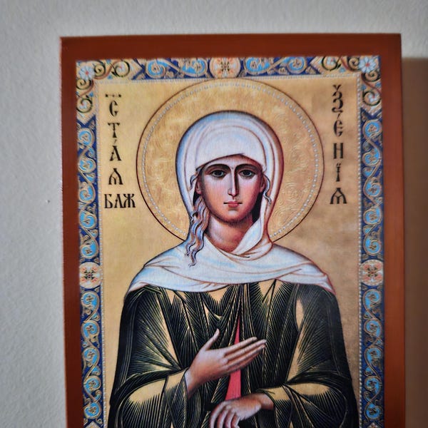 Custom Iconostasis Diptych Jesus Christ Life Giver & Virgin Mary Icon ...