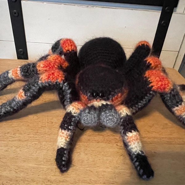 Crochet Pattern. Amigurumi Tarantulas: Yellow and Blue . Two Patterns ...