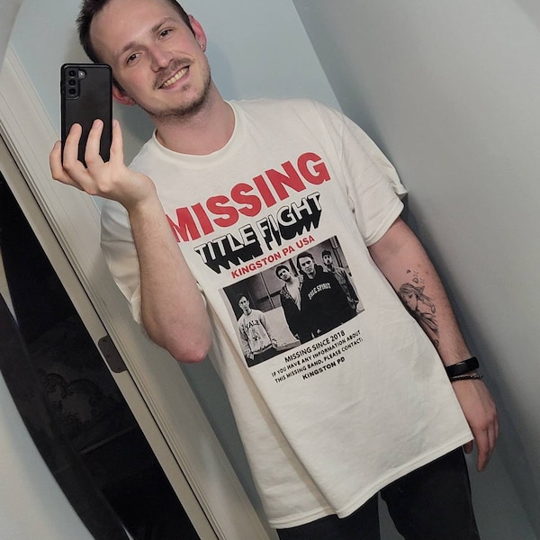 Title Fight Unisex T-shirt - Indie Rock Music Band Tee - Printed Music ...