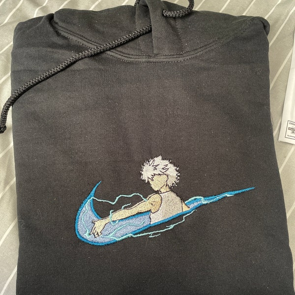 Unisex Killua Anime Gym Hooded Sweatshirt. Zoldyck Killua Embroidery ...