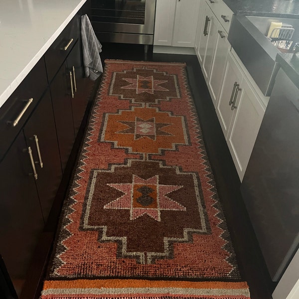 Turkish Kilim Rug Vintage Rug Kitchen Kilim Rug Bohemian Kilim Rug ...