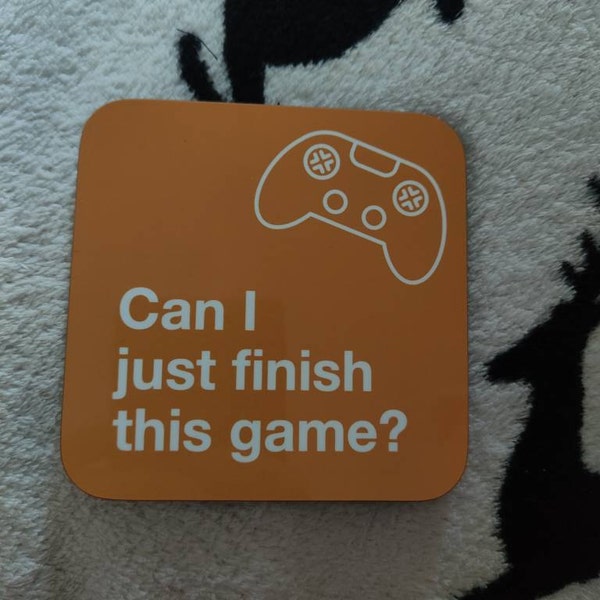 Gamer Drinks Coaster – Gift for Gamer – Stocking Filler, Secret Santa ...