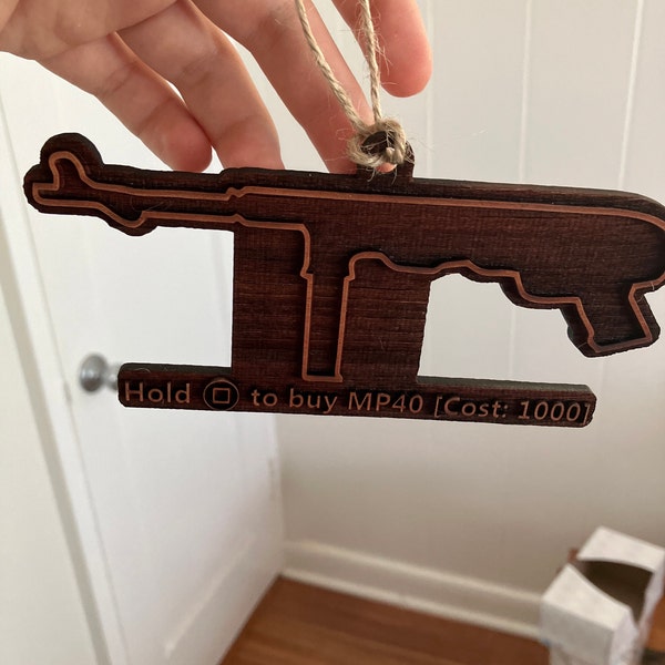 MP40 Wall Gun Buy Wood Sign - Etsy