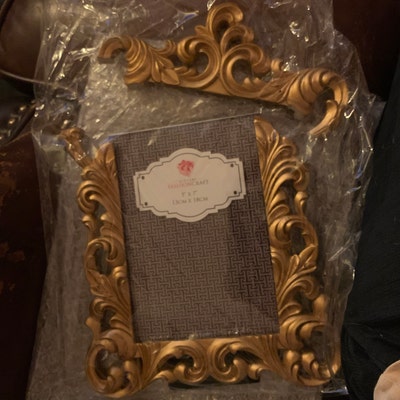 Gold Baroque Frame 5x7 Photo Picture Frame Wedding Table Number Holder ...