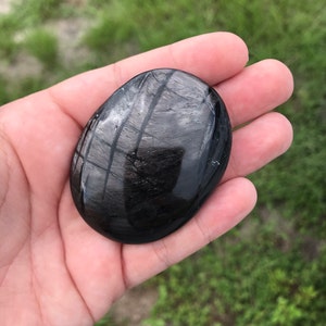 Hypersthene, Hypersthene Palm Stone, Hypersthene Stone, Healing Stones ...