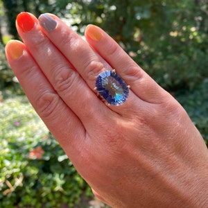 Vintage Solid Silver Red Gemstone Ring ukM USA6.25 | Etsy