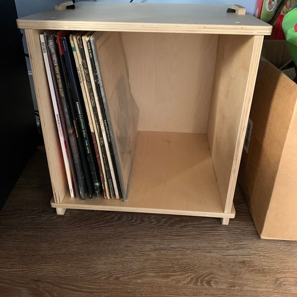 Record Storage Single Box Design Your Own - Etsy